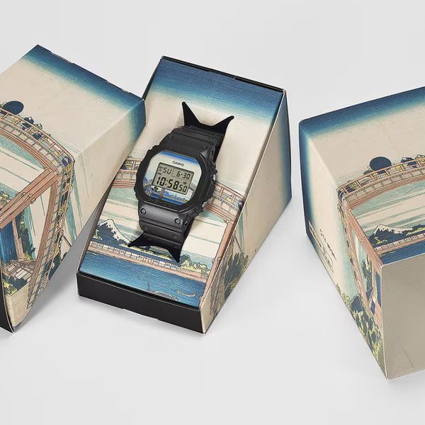 [Set of 2] Casio G-SHOCK DW-5600KHSH25-1JR Hokusai Art Fuji Bridge 2026 ...