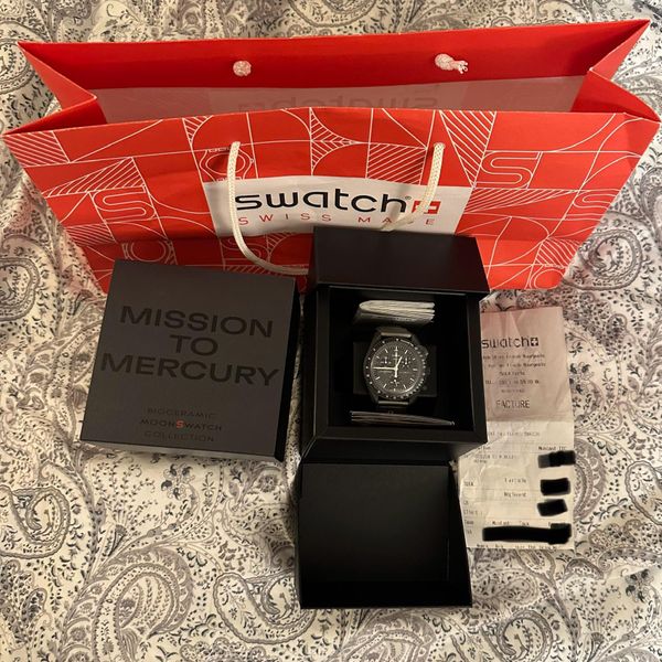 [WTS] Swatch x Omega Moonswatch Mission to Mercury - brand new in box with original receipt and ...