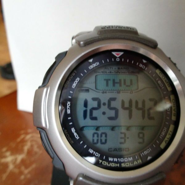CASIO 2471 PRG-50 PRO TREK TOUGH SOLAR MEN'S DIGITAL QUARTZ WATCH ...