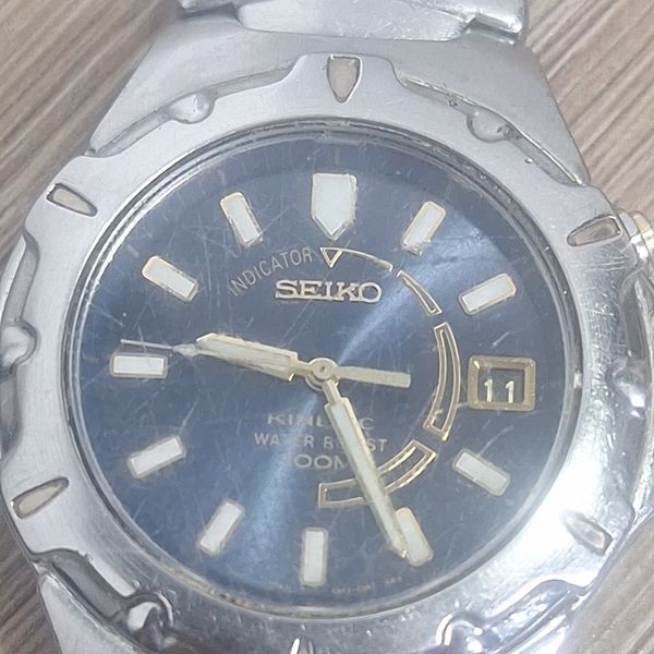 Seiko Kinetic Model 5M62-0A79 Diver Watch. Parts Or Repair ...