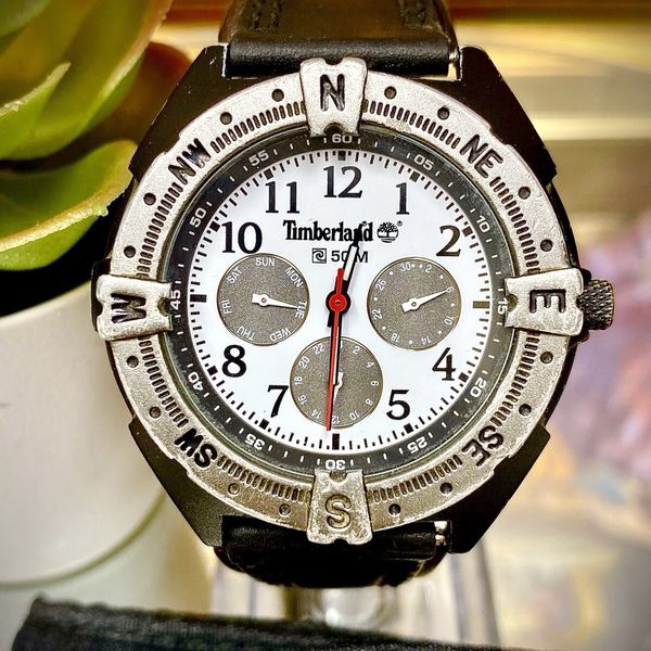 Vintage TIMBERLAND by TIMEX Menâ s Watch from Collection! NEW Battery ...