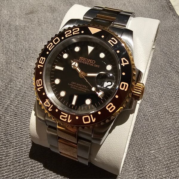 Seiko Mod GMT Root Beer | WatchCharts Marketplace