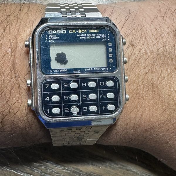 Rare vintage Casio Ca-901 For Parts or repair | WatchCharts Marketplace