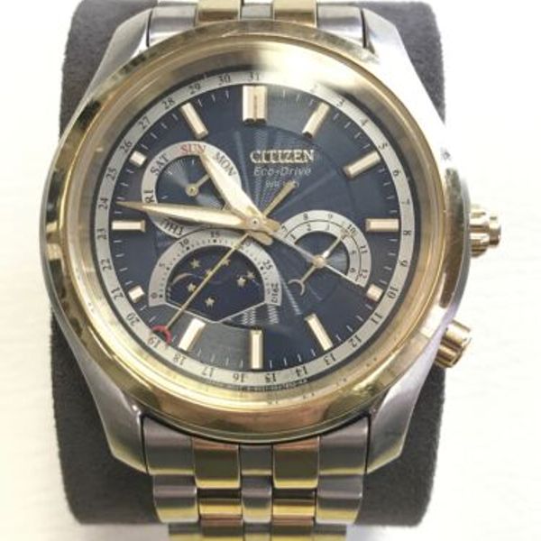 Citizen Eco Drive 8651-S025168 Moon Phase Mens Wrist Watch Full Kit ...