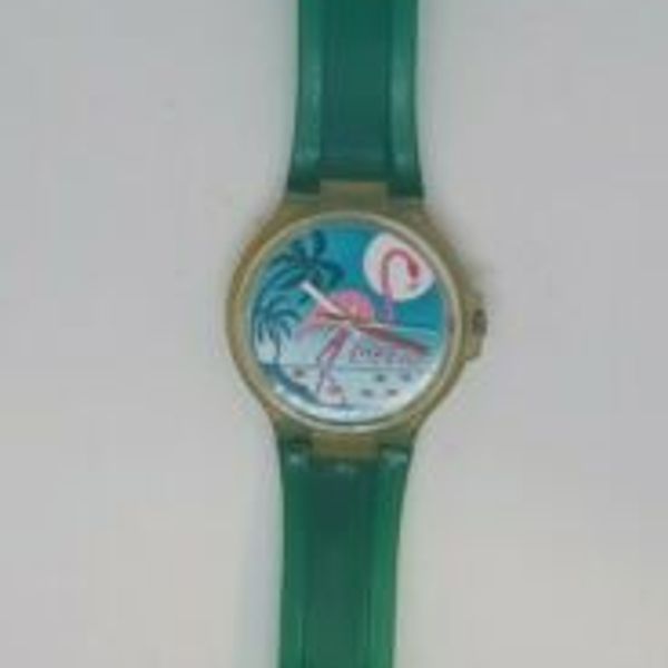 Swatch Watch Coca Cola Flamingo ~VINTAGE AUTHENTIC~ FREE SHIP | WatchCharts