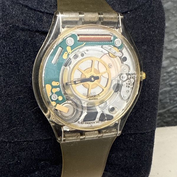 RARE Swatch Skin Jelly Skin Watch SFK100 Needs Battery Works And Runs ...