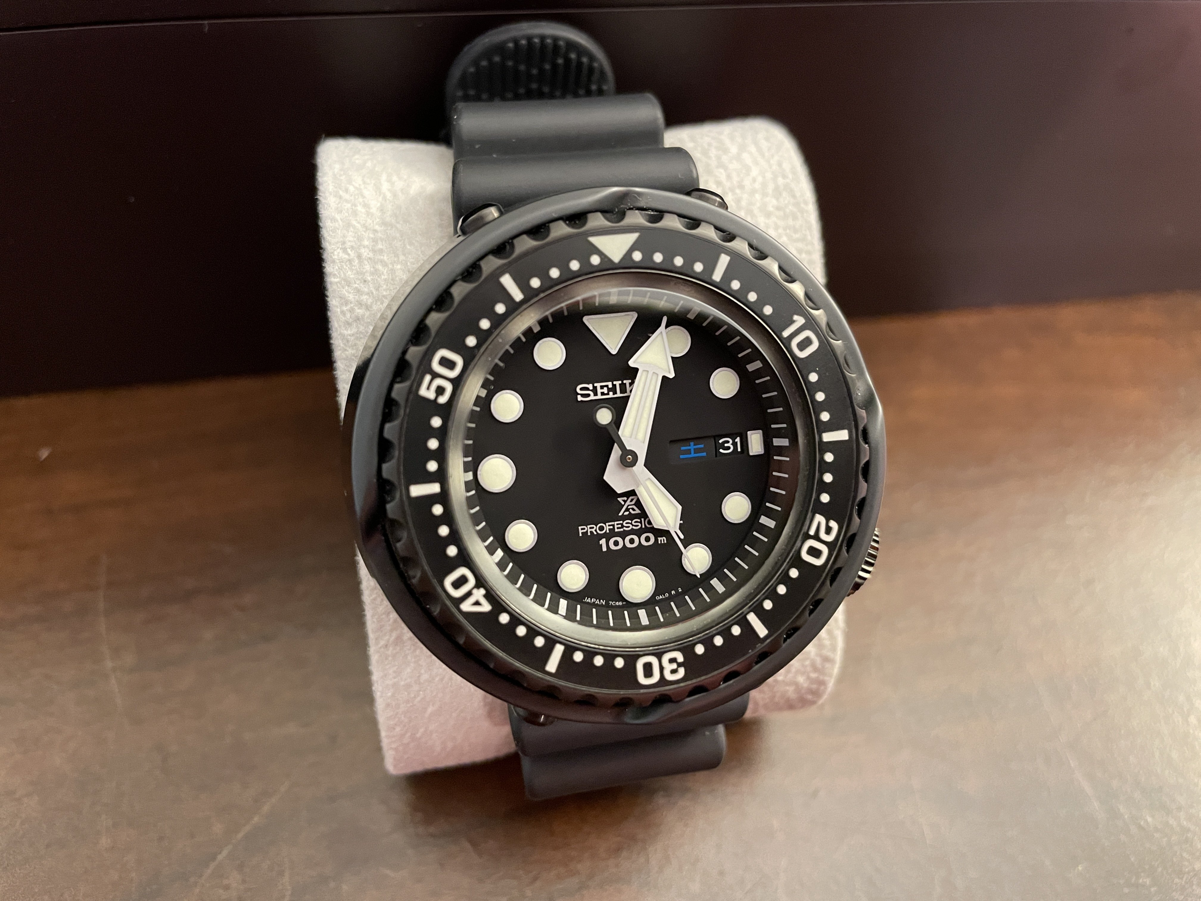 [$1,290 USD] FSOT Seiko SBBN047 Darth Tuna | WatchCharts