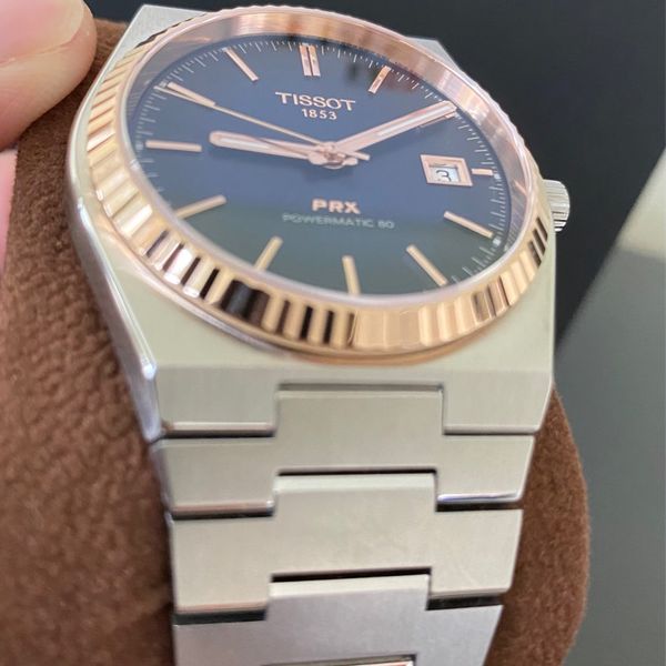 TISSOT PRX POWERMATIC 80 STEEL & 18K GOLD BEZEL | WatchCharts Marketplace