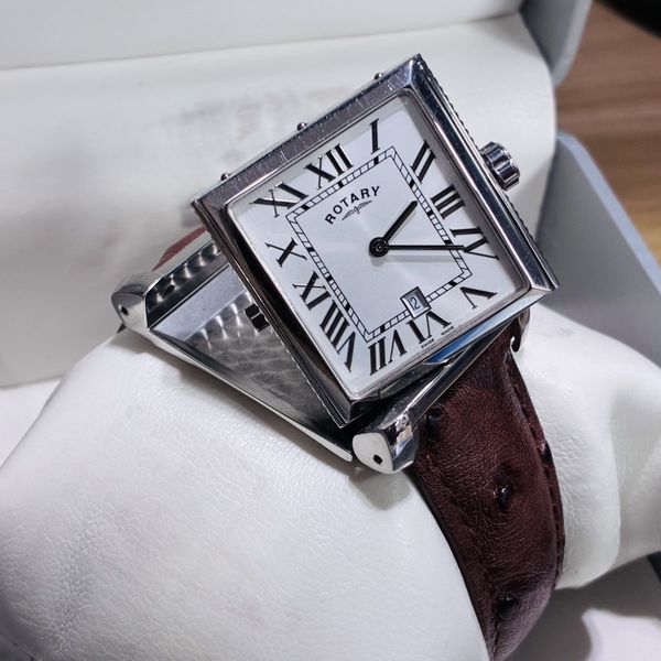 Rotary Revelation RT118 Reversible Reverso Double Face Quartz Men's ...