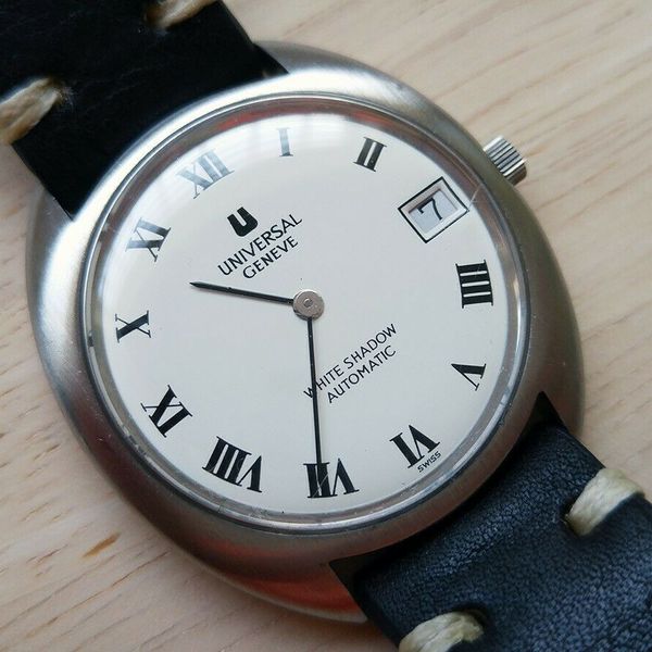 Universal Geneve White Shadow Date Ref. 867102 - MINT condition ...