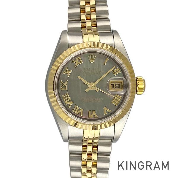 Rolex ROLEX Datejust 79173 2000 P number black shell dial exterior ...