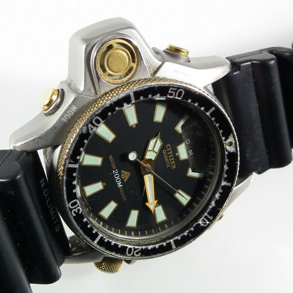 Citizen AQUALAND PROMASTER 200WR Diver Men's Watch JP2004-07E FOR PARTS ...