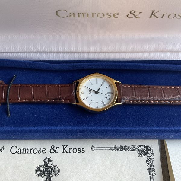 Camrose & Kross JBK Collection Seiko Japan Gold Tone Quartz Womens ...