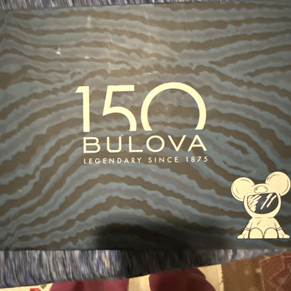 Bulova Limited Lunar Pilot Timascus Watch with Figure 98A329 Brand New ...