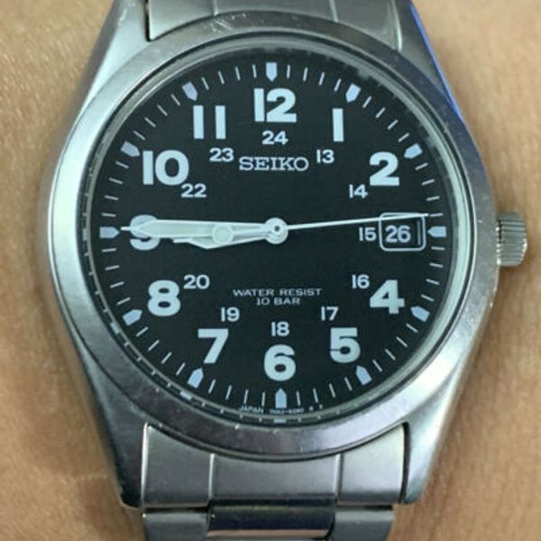 Seiko Military Field JDM Quartz Watch 7N42-8260 (SBCA001) | WatchCharts ...