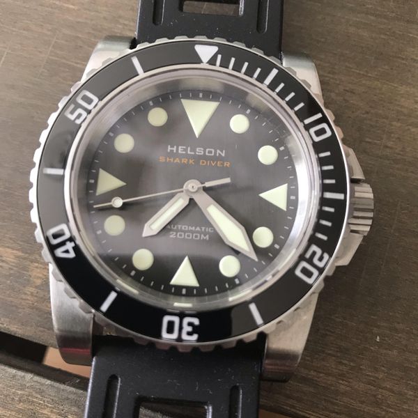 Helson Shark Diver 45mm SS ETA | WatchCharts Marketplace