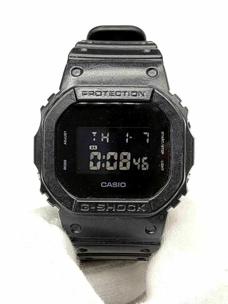 C asio G-Shock DW-5600BB-1 Monotone Matte All Black Digital Watch ...