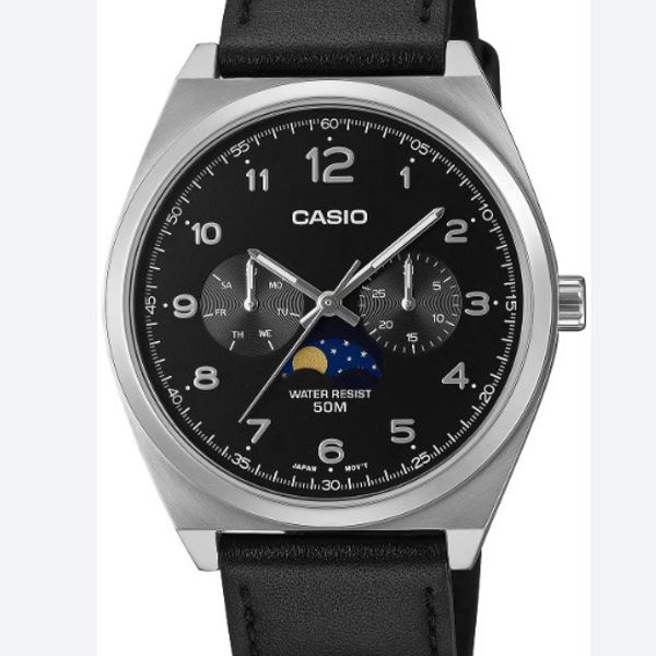 [ OOS] Casio Moon Phase/Moonphase Dress Watch MTP-M300L-1A Black ...