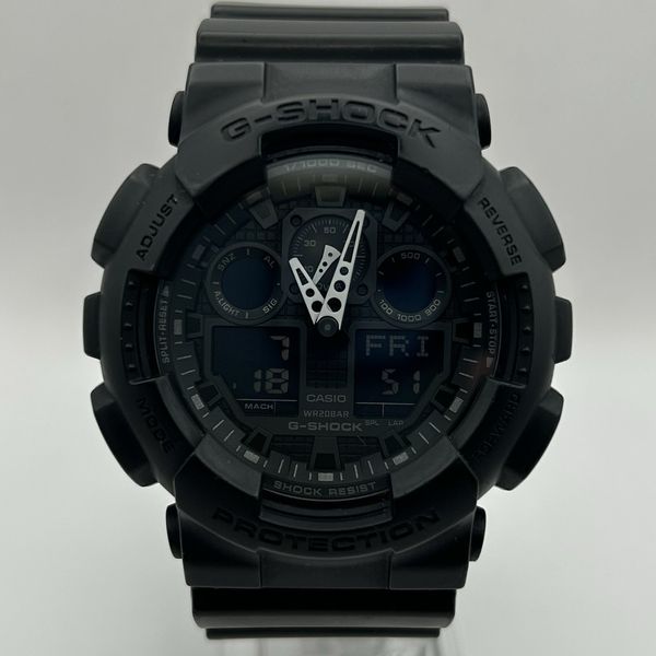 Casio G Shock GA-100 Analog Digital Mens Wrist Watch - New Battery ...