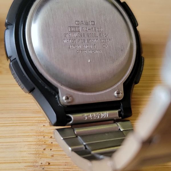 Vintage CASIO 5082 AQ-190W SPORTS GEAR ANA-DIGI MENâ S WORLD TIME ...