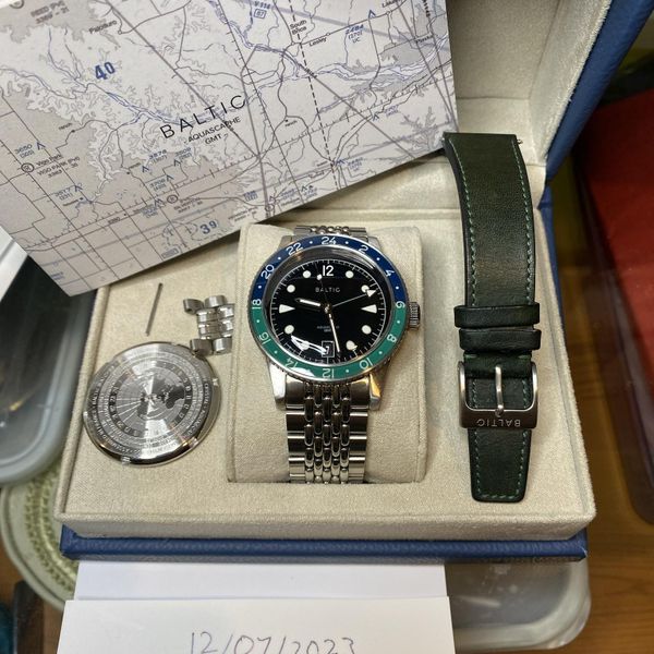 [WTS] (Repost) Baltic Aquascaphe GMT Full Set | WatchCharts Marketplace