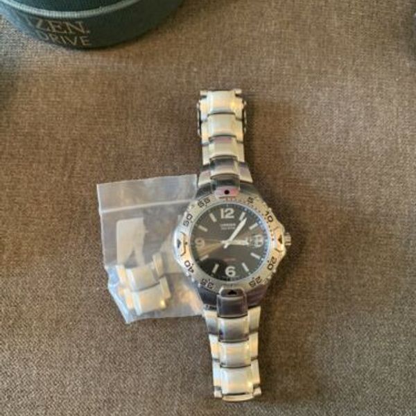 Citizen Eco Drive Watch WR 200 E111 K005850 Silver [Broken Band ...