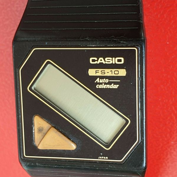 Vintage Rare Casio Pela FS-10 module [465] Digital Japan Watch parts ...