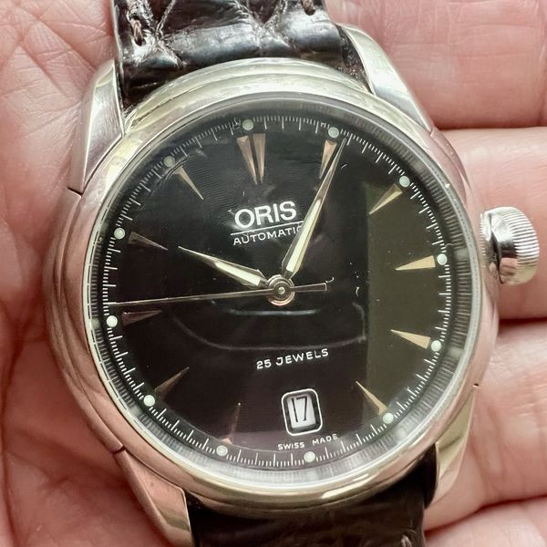 Oris Artelier 7544 Automatic Black Guilloche Dial - 40mm - Box ...