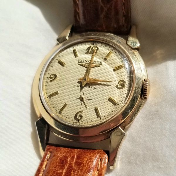 [WTT/WTS] Rare 50s Longines with horn lugs and textured dial | WatchCharts