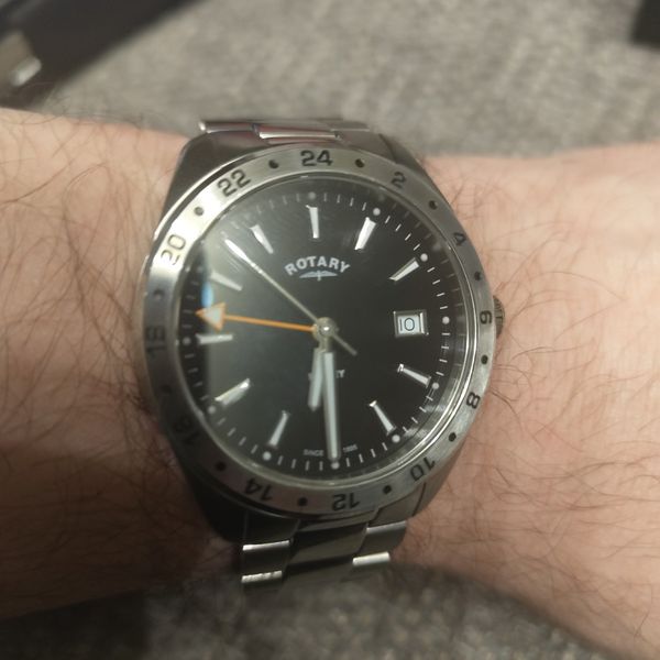 Rotary GMT Henley GB05295/04 | WatchCharts Marketplace
