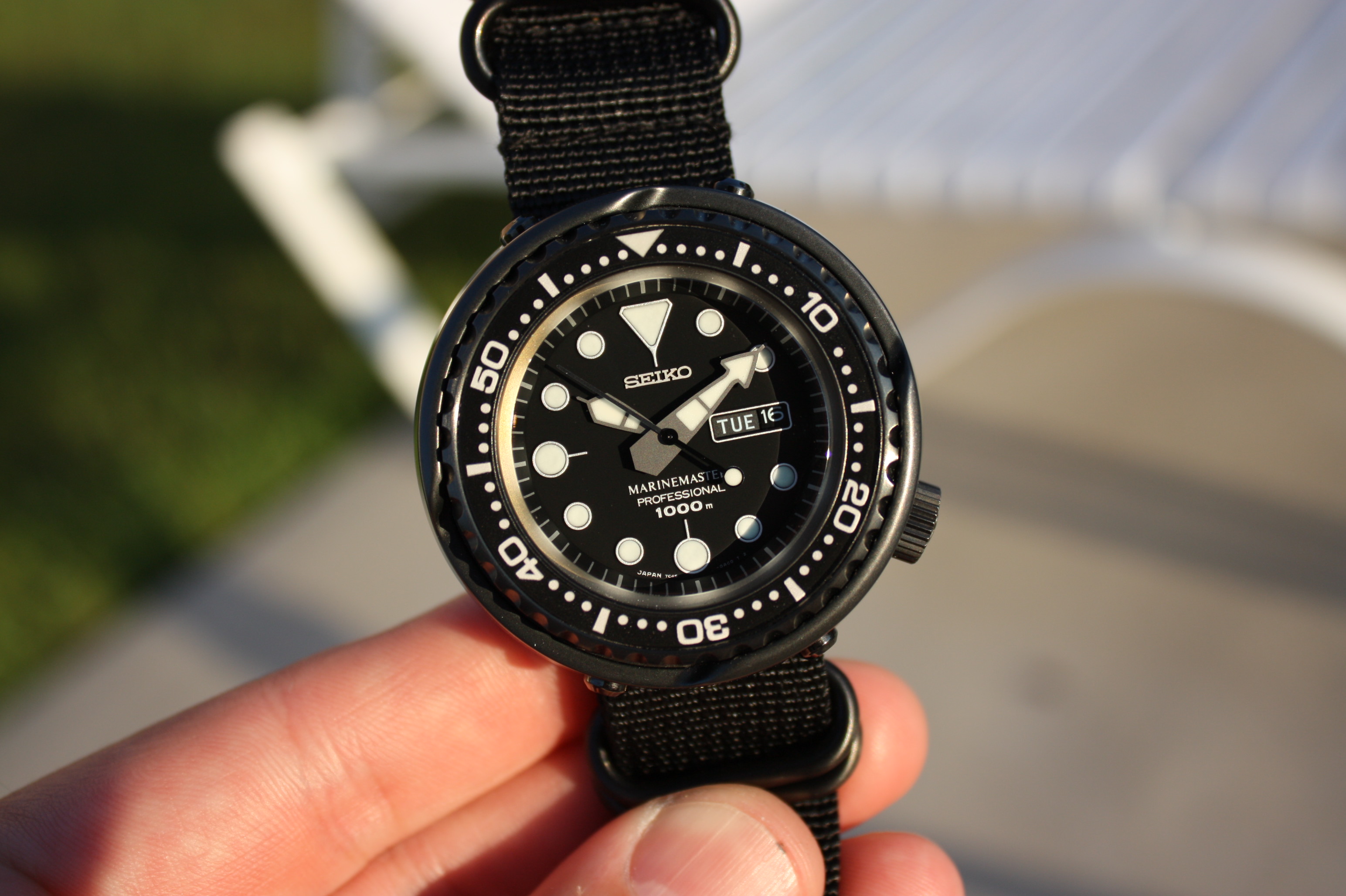 FS:**Seiko SBBN013 MarineMaster "Darth Tuna"** SOLD | WatchCharts