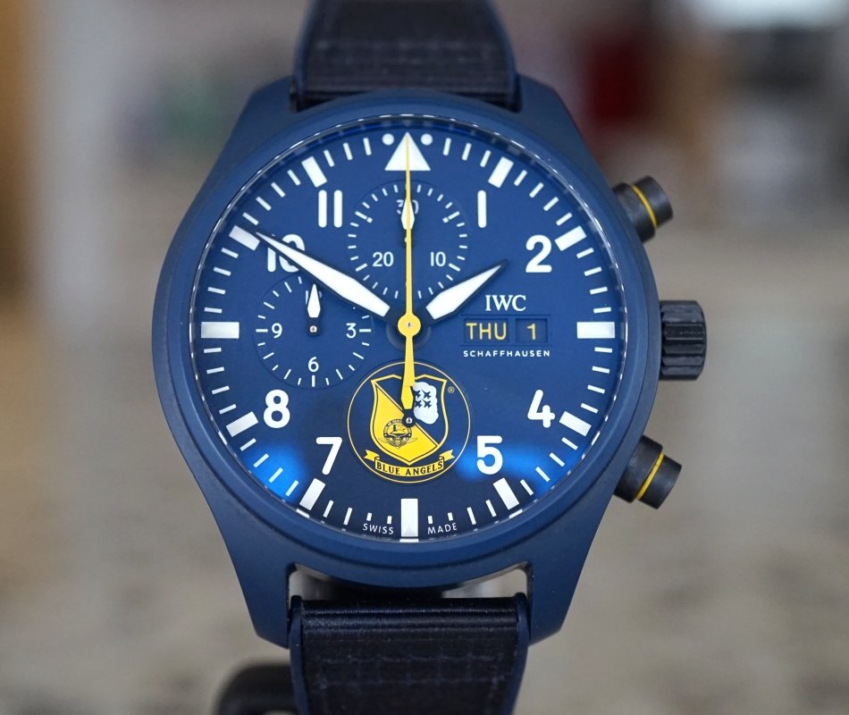 FSOT: IWC Pilot's Watch Chronograph "Blue Angels" | WatchCharts Marketplace