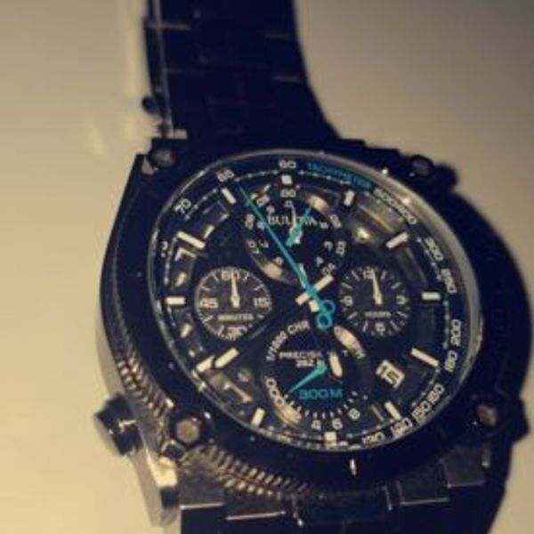 BULOVA PRECISIONIST CARBON FIBER DIAL MEN'S WATCH 98B229 | WatchCharts