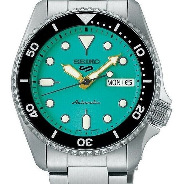 Seiko Men's 5 Sports SKX Sports Style Stainless Steel Teal Dial Watch ...