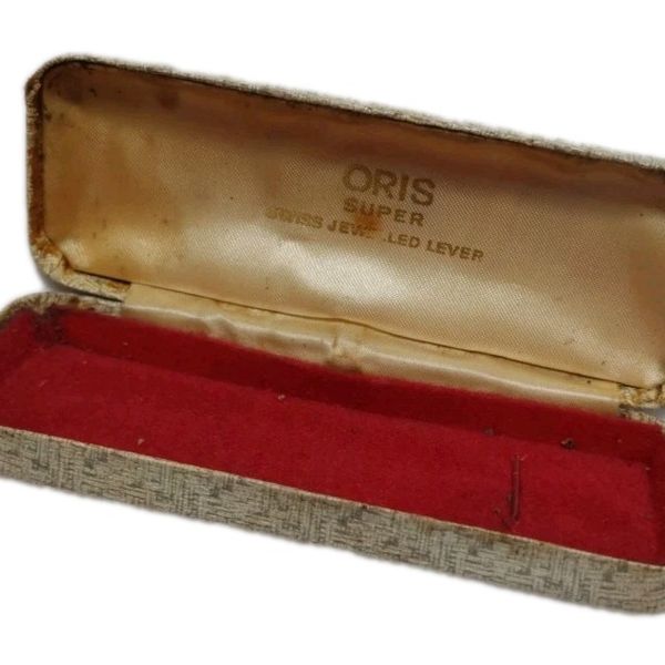 Rare Vintage 1960s 70s Oris Super Wristwatch Box | WatchCharts Marketplace