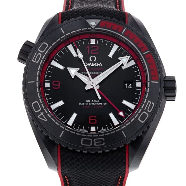 Omega Seamaster Planet Ocean 600M Co-Axial 45.5 Master Chronometer GMT ...