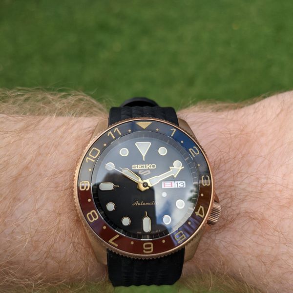 [WTS] Custom Seiko MOD Bronze Root Beer | WatchCharts Marketplace