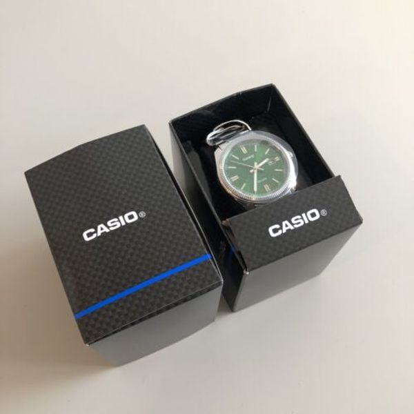 Casio MTP-1302PD-3AVEF Green Dial Face Brand New in Box | WatchCharts ...