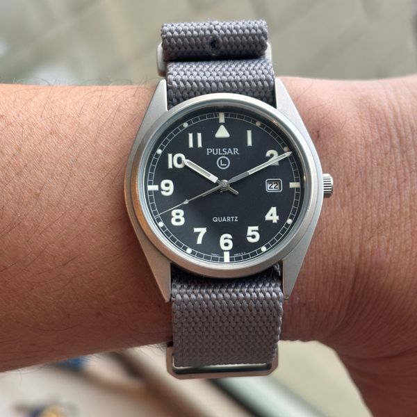 Seiko Pulsar G10 British Army MOD military issue watch 2015, 7N32 ...