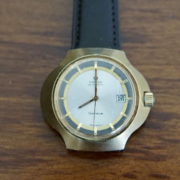 [WTS] Omega Genève UFO – Gold-Tone Automatic – Striking Case Design ...