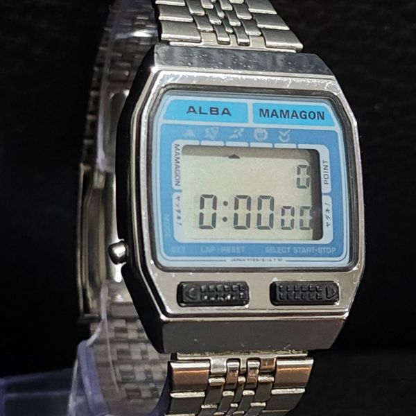 Alba Mamagon Y765-5110 Game Watch Vintage '80s Japan By Seiko/ RARE ...