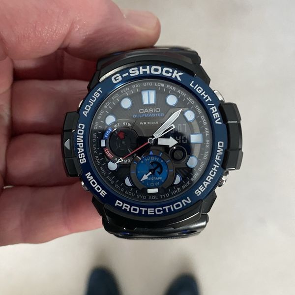 Casio G-Shock Gulfmaster GN-1000B-5443, a wristwatch that marries ...