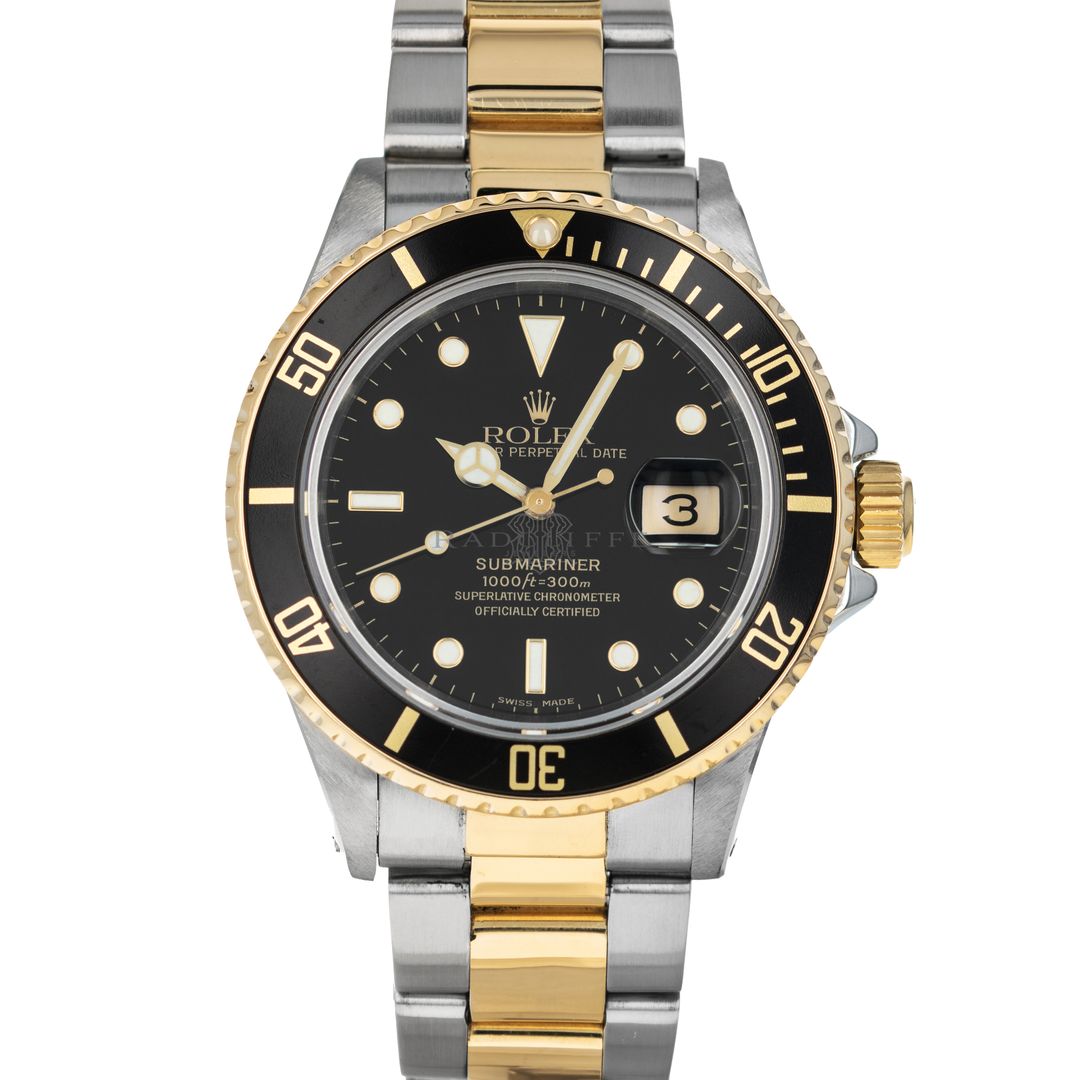 FS- Rolex 16803 Submariner Black 9.3 Million Sub Box & Service Records ...