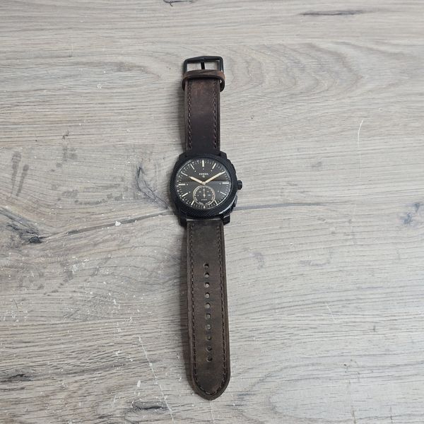 Fossil Q Machine NDW2F9 Hybrid Gunmetal Men's Watch NEW - NEEDS BATTERY ...