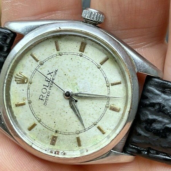 1958 Rolex Oyster Perpetual AUTOMATIC 6565 Stainless 1030 Butterfly ...