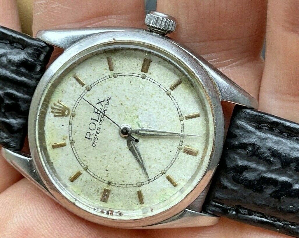 1958 Rolex Oyster Perpetual AUTOMATIC 6565 Stainless 1030 Butterfly ...