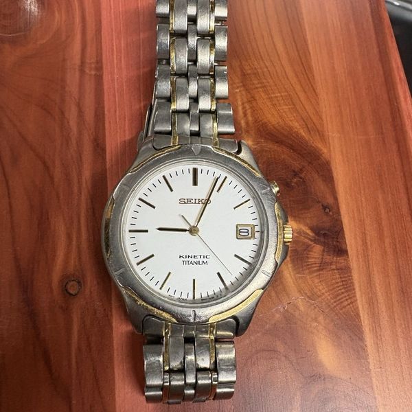 Vintage Seiko Titanium Watch-somewhat works.. | WatchCharts Marketplace