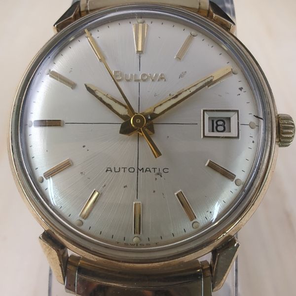 Bulova 1967 M7 Automatic Mens Watch Self-winding Swiss Made, 17J 10k ...