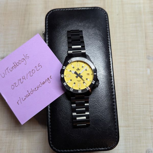 [WTS] Phoibos Apollo Yellow, PVD, Miyota 9015 | WatchCharts Marketplace