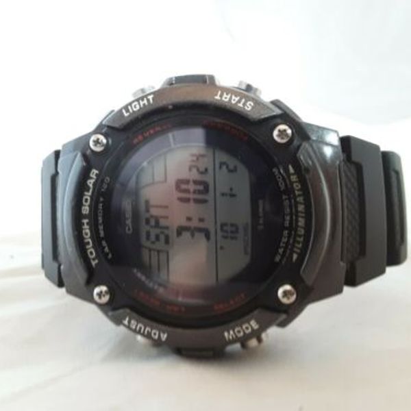 Men's CASIO Watch Tough Solar Illuminator Digital W-S200H 3197 WR 10 ...